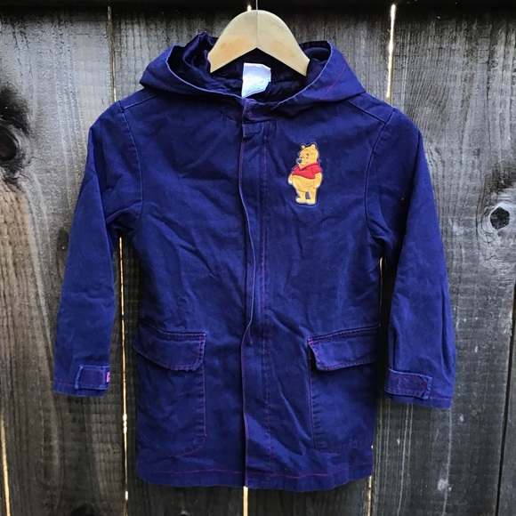 Disney | Jackets & Coats | Vintage Winnie The Pooh Disney Navy Blue ...